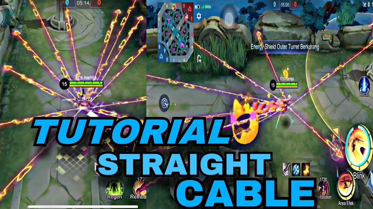 TUTORIAL SIMPEL STRAIGHT CABLE FANNY | MLBB - YouTube