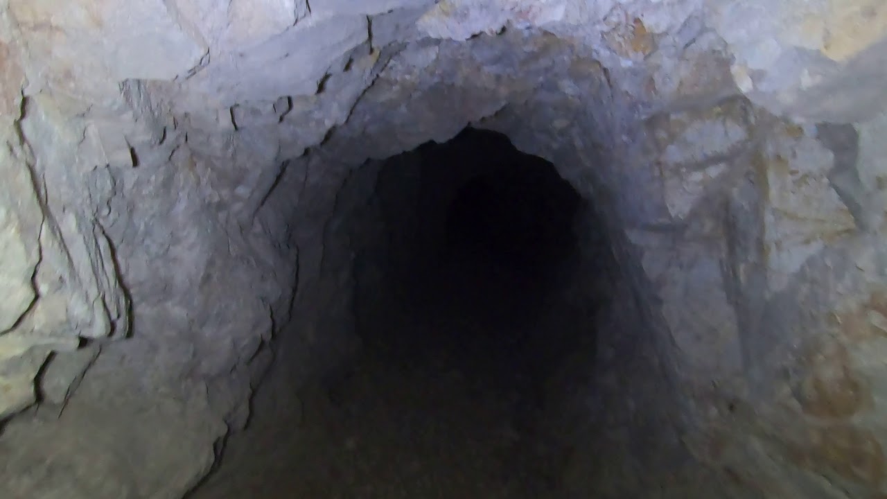 Deep vertical mine shaft full of bats and other things - YouTube