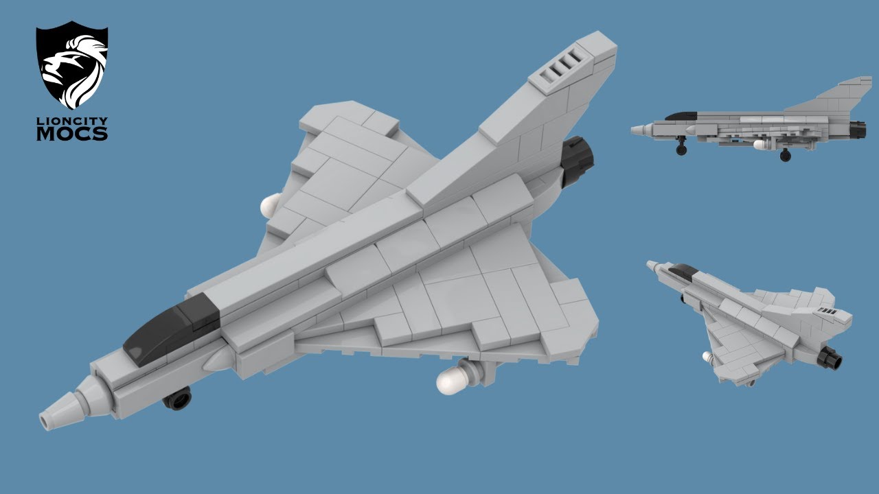 Mirage III Lego Tutorial(1:90) - YouTube