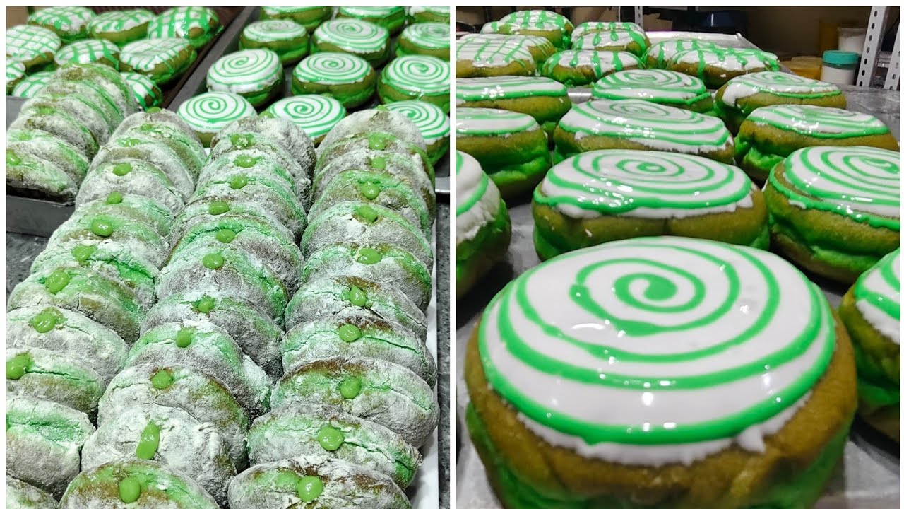 Bavarian Pandan cream filling recipe na pangnegosyo - YouTube