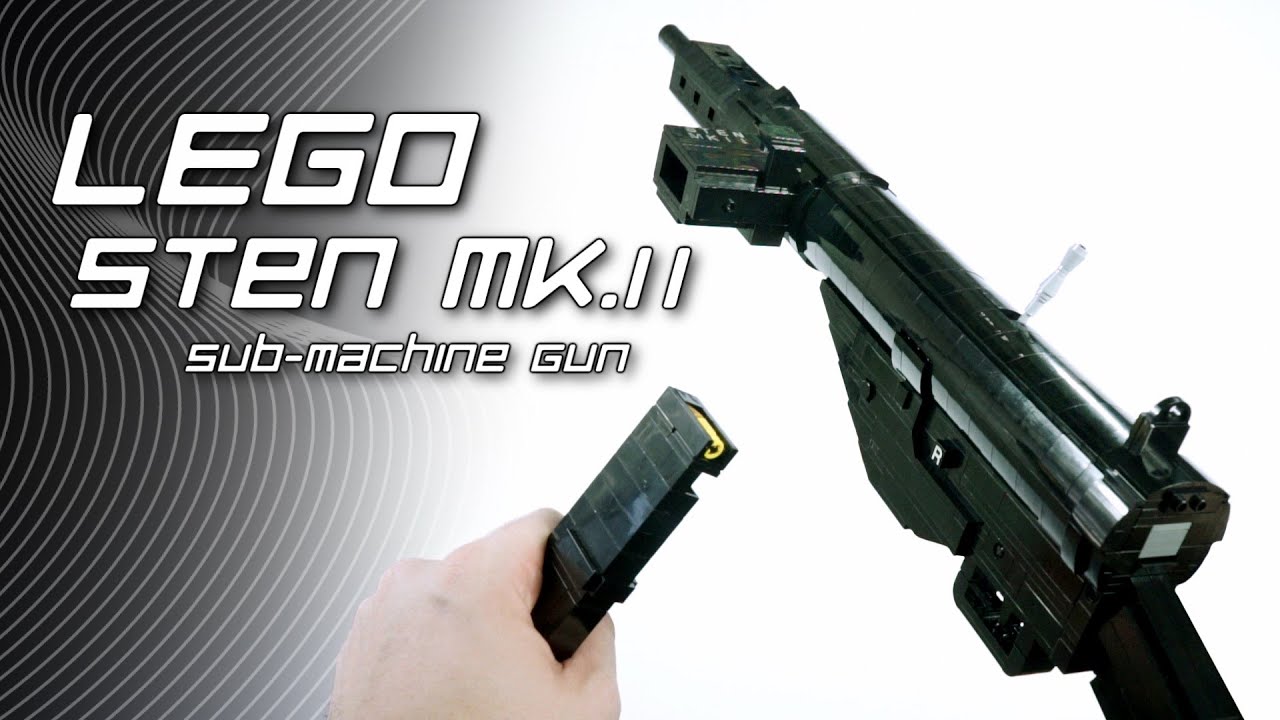 LEGO Sten Mk.II Sub-Machine Gun - YouTube
