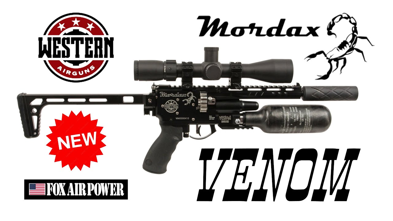 NEW WESTERN AIRGUNS MORDAX 'VENOM' SEMI - FULL AUTO HERE NOW AT FOX AIR ...