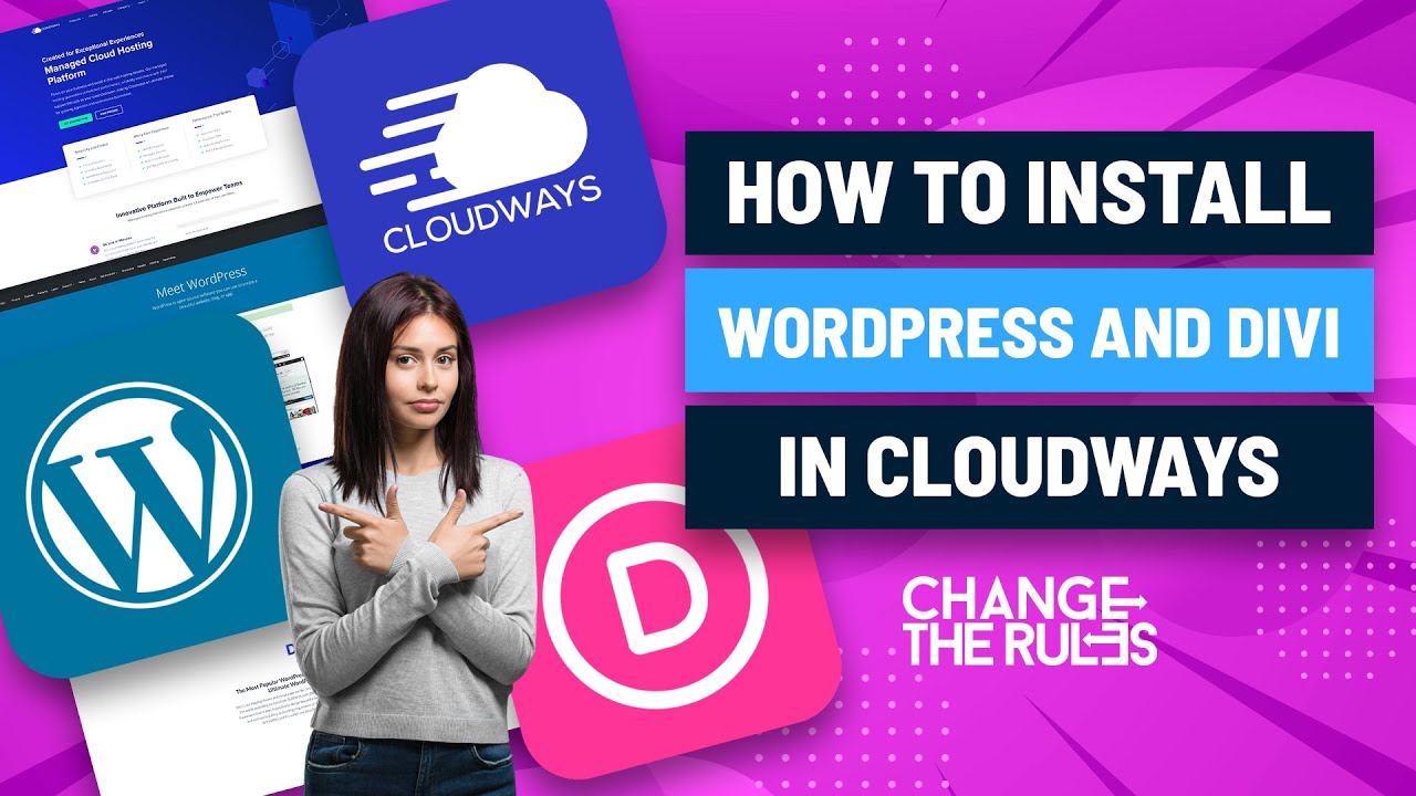How To Install Wordpress And Divi In Cloudways - YouTube