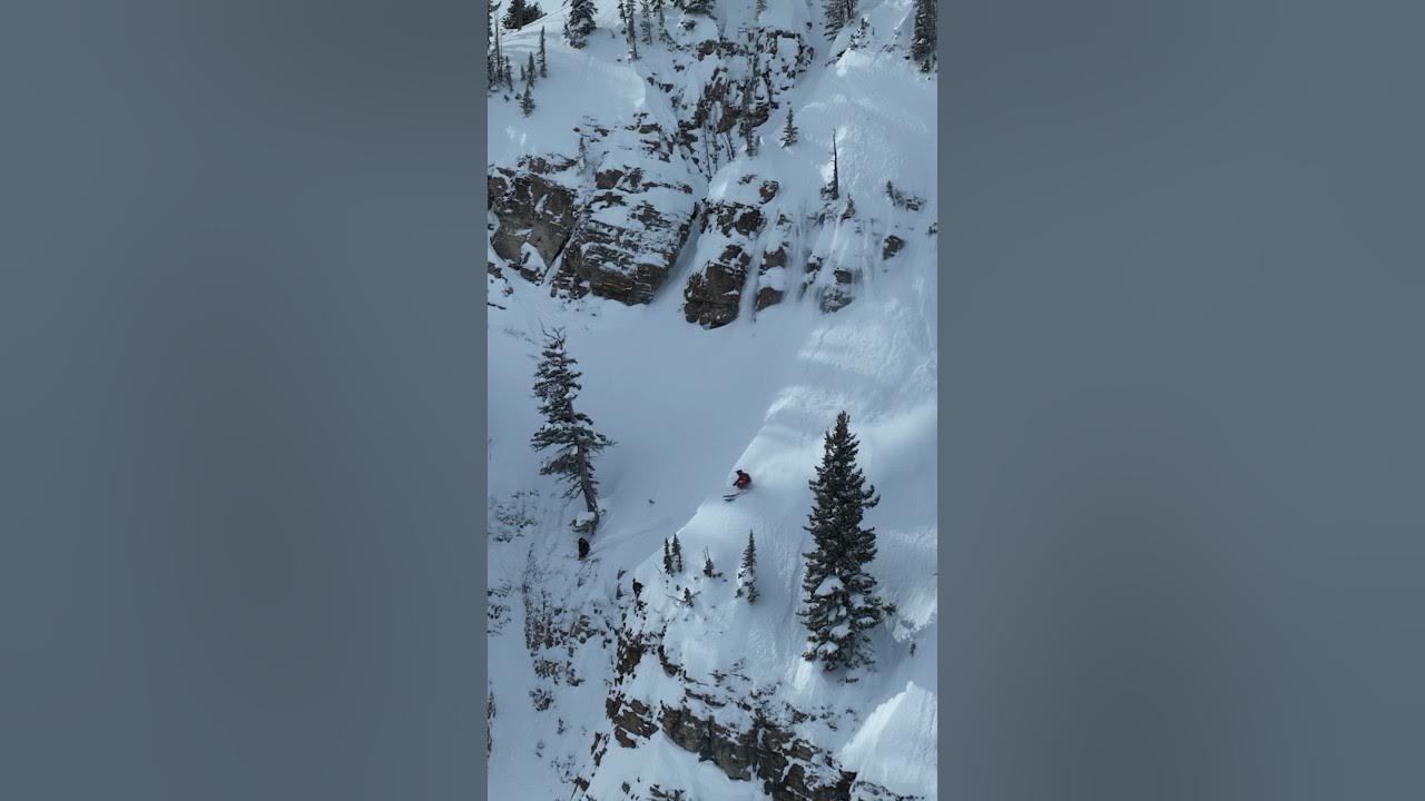 Skier Stomps 50ft Cliff Owen Smith Hits Smart Bastard Off Jackson