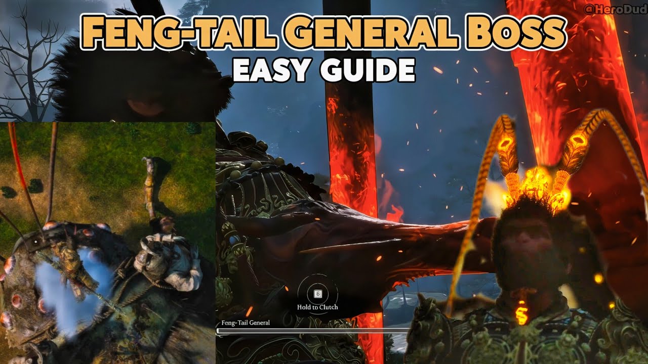 Feng-Tail General Boss EASY GUIDE [4K 60FPS] | Black Myth Wukong - YouTube