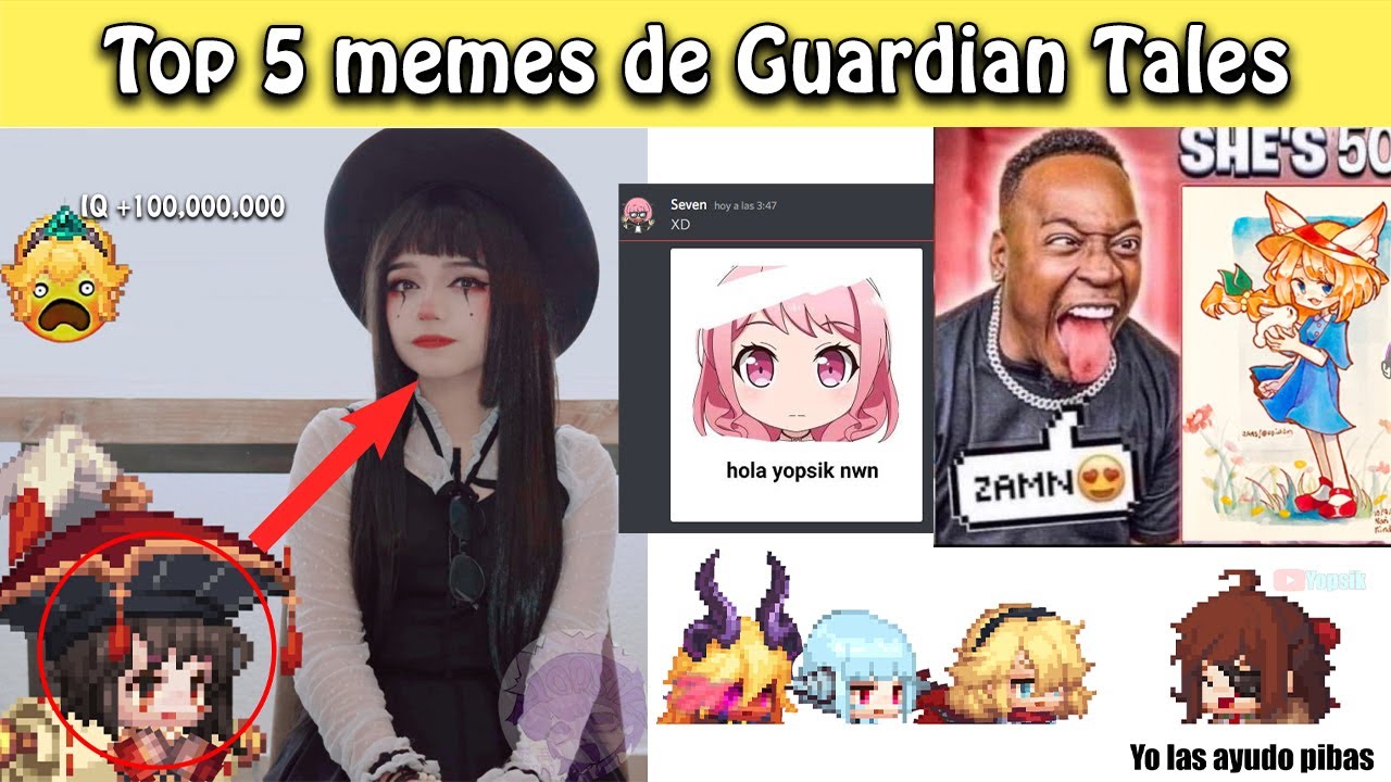 Estos son los mejores memes de Guardian Tales - YouTube