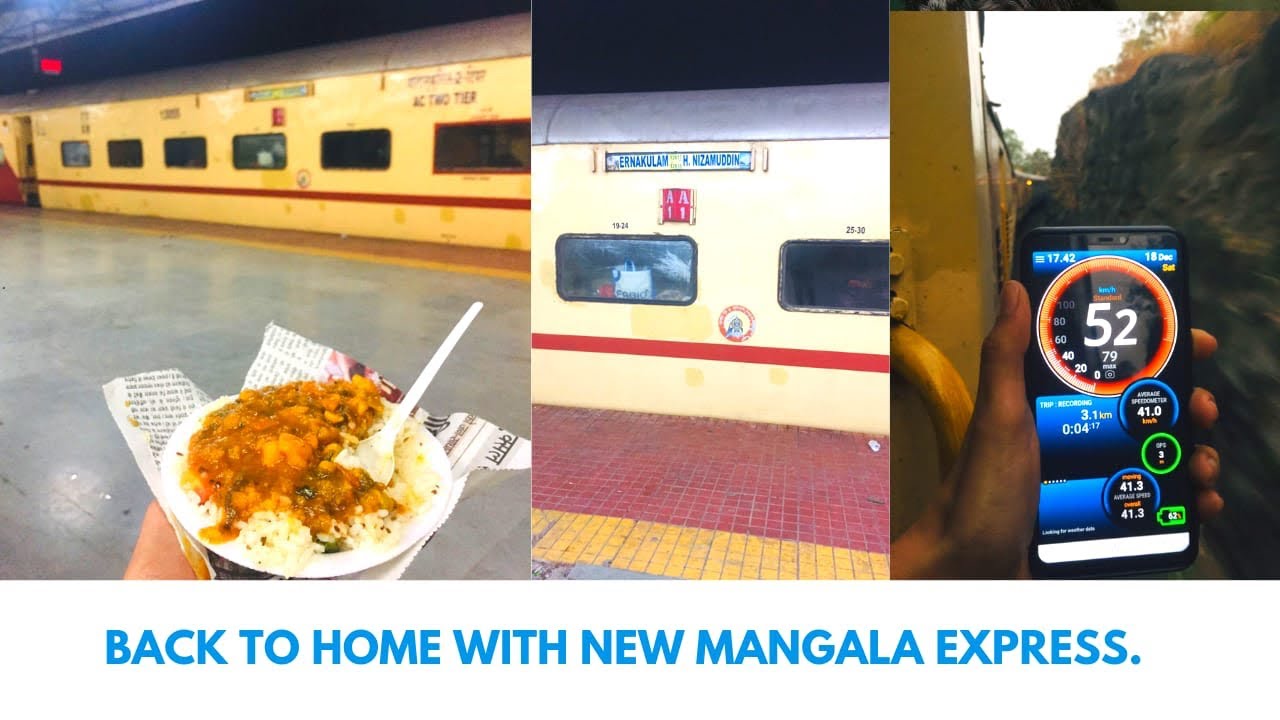 Back to mumbai || 02618 Mangala lakshadweep express Started with New ...