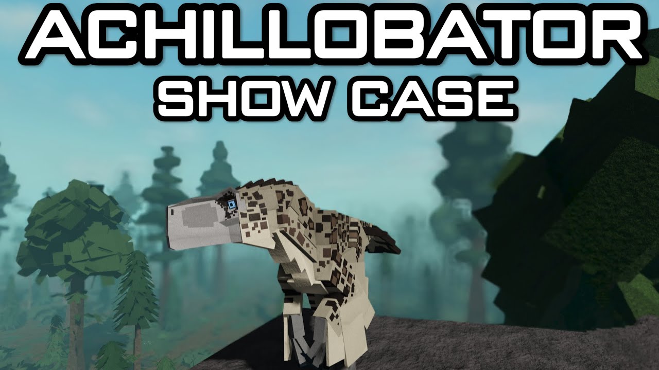 Achillobator Show Case [ Mesozoico ROBLOX] #15 - YouTube
