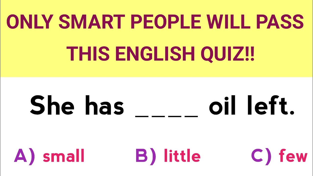 Mixed Grammar Quiz: if you score over 80% on this quiz, your English is ...