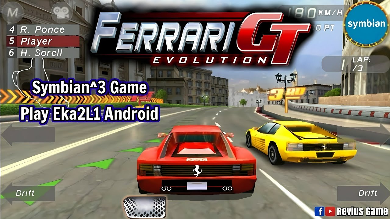 Ferrari GT Evolution X7 Symbian^3 Play Eka2L1 Android - YouTube