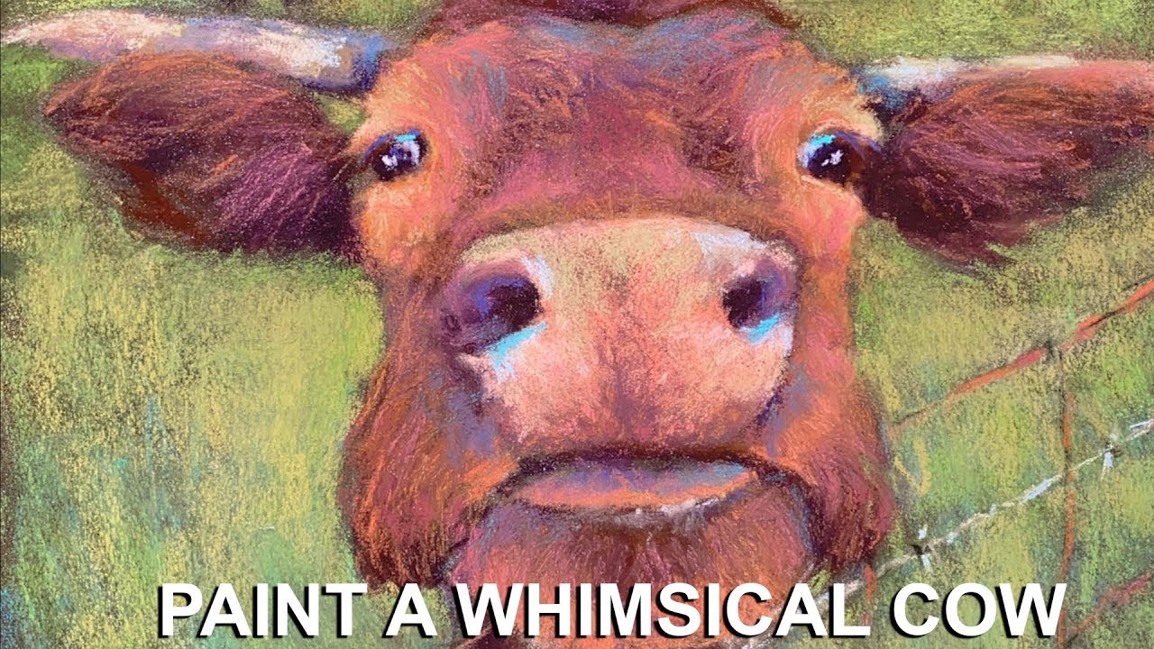 How to Paint a Cow in Pastel (2020) - YouTube
