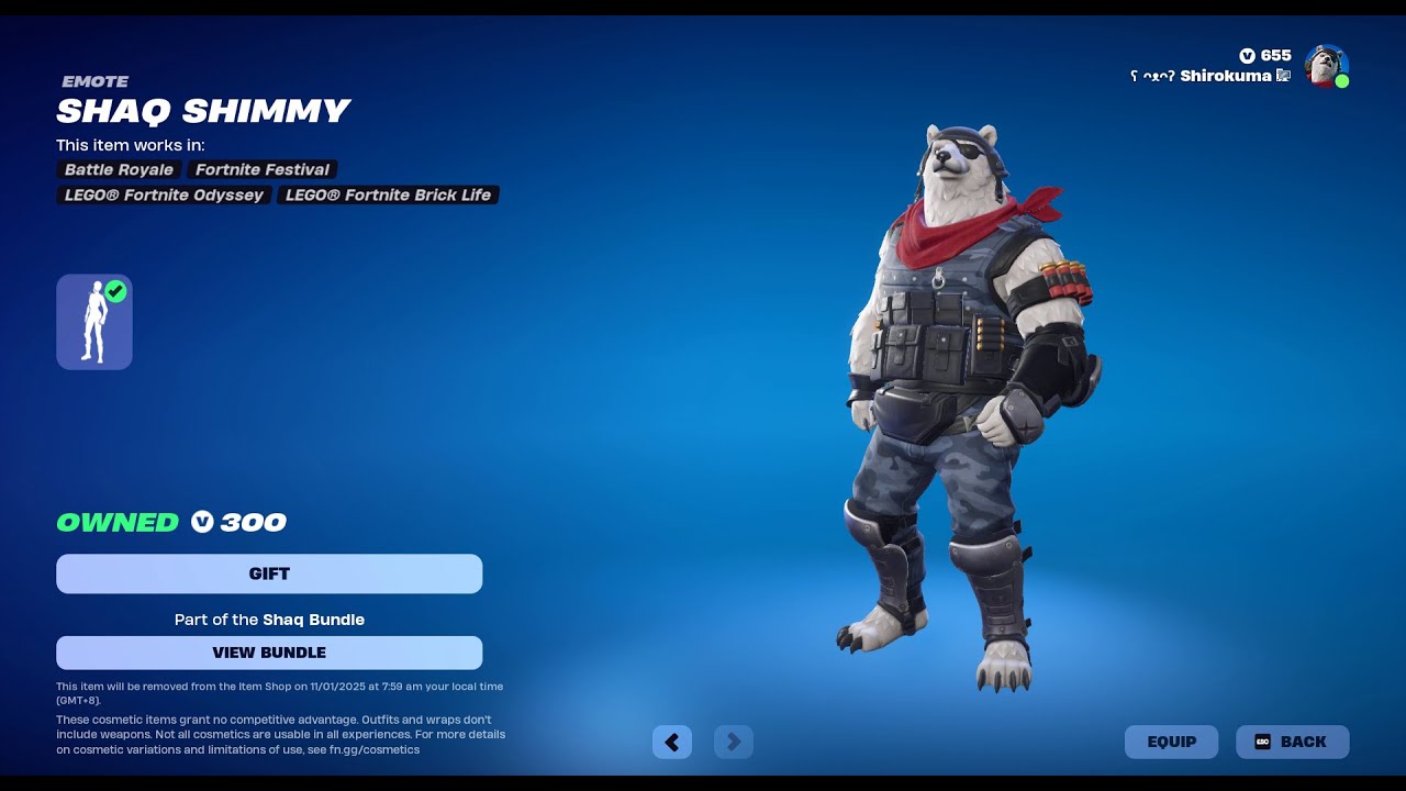 Shaq Is Back... Again! - Fortnite Emotes (Jan 7 2025) - YouTube