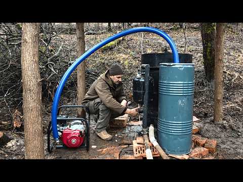 Making Electricity From Firewood – Gasifier in Action