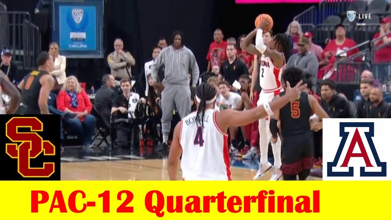 USC vs Arizona Basketball Game Highlights, 2023-2024 PAC-12 ...