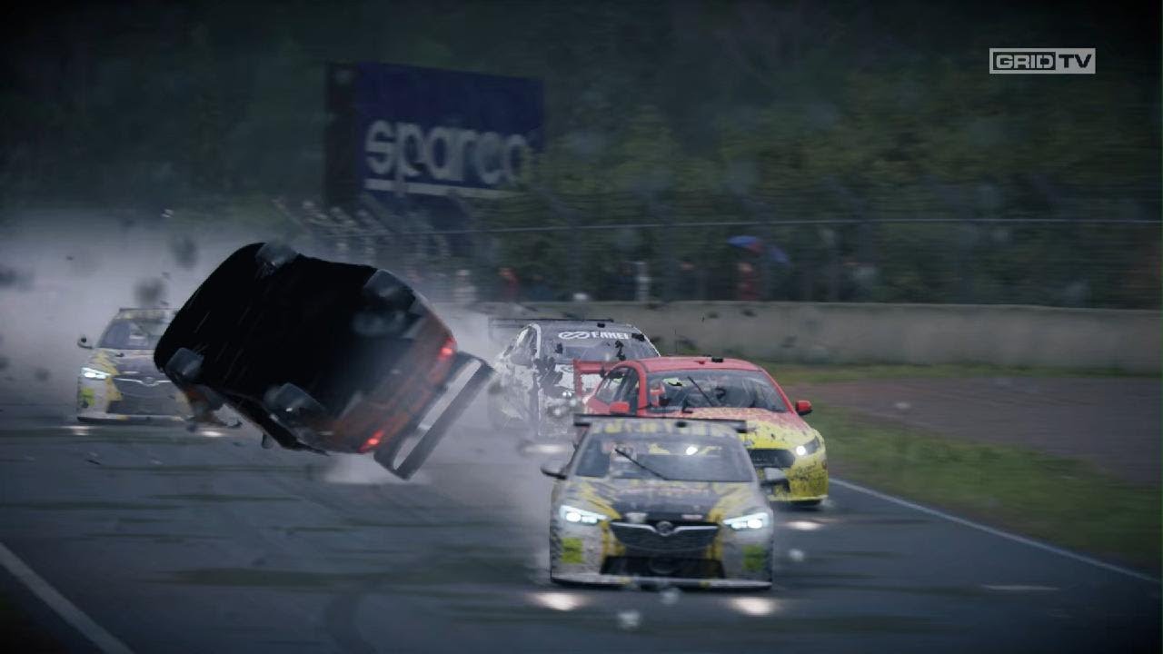 GRID Legends PS5 V8 Supercars racing at Bathurst weather Wet - YouTube