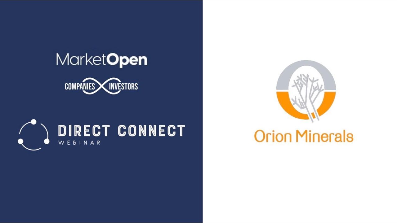 Orion Minerals lays out plan to production. - YouTube