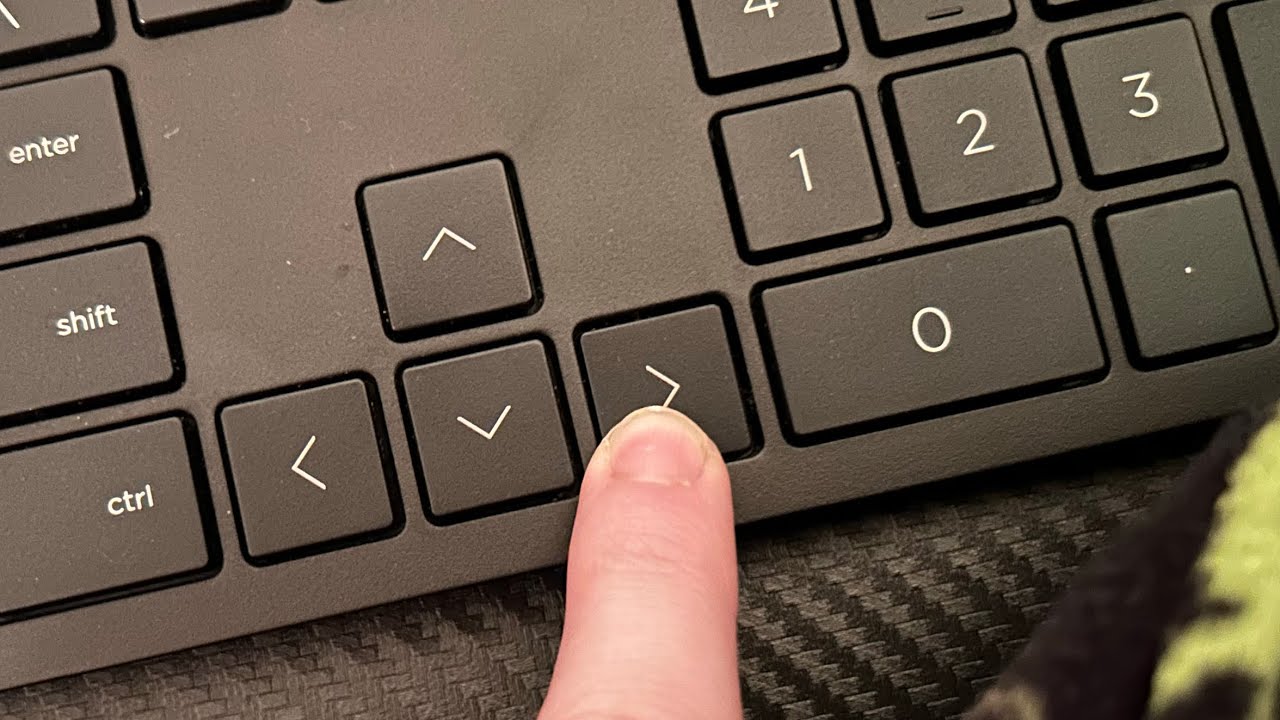 Pressing → on my keyboard - YouTube