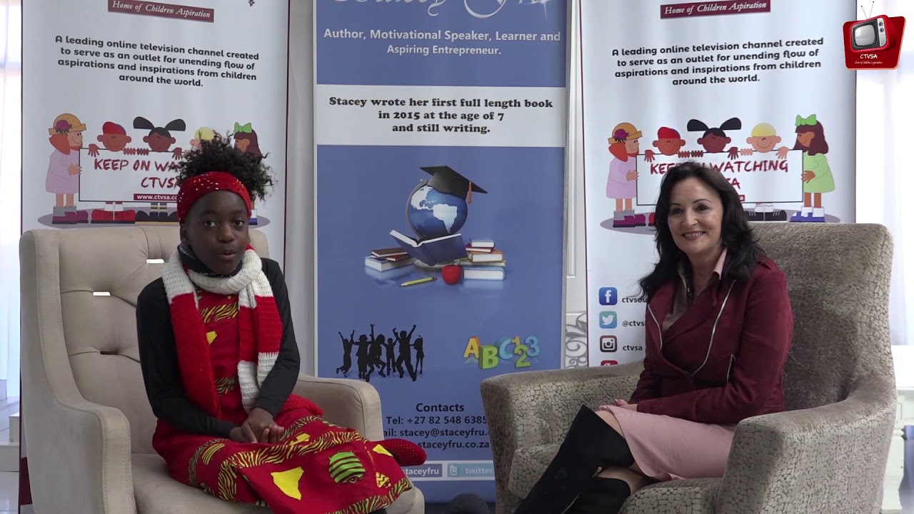 watch as Young Author Stacey Fru interviews Suzanne Franco - YouTube