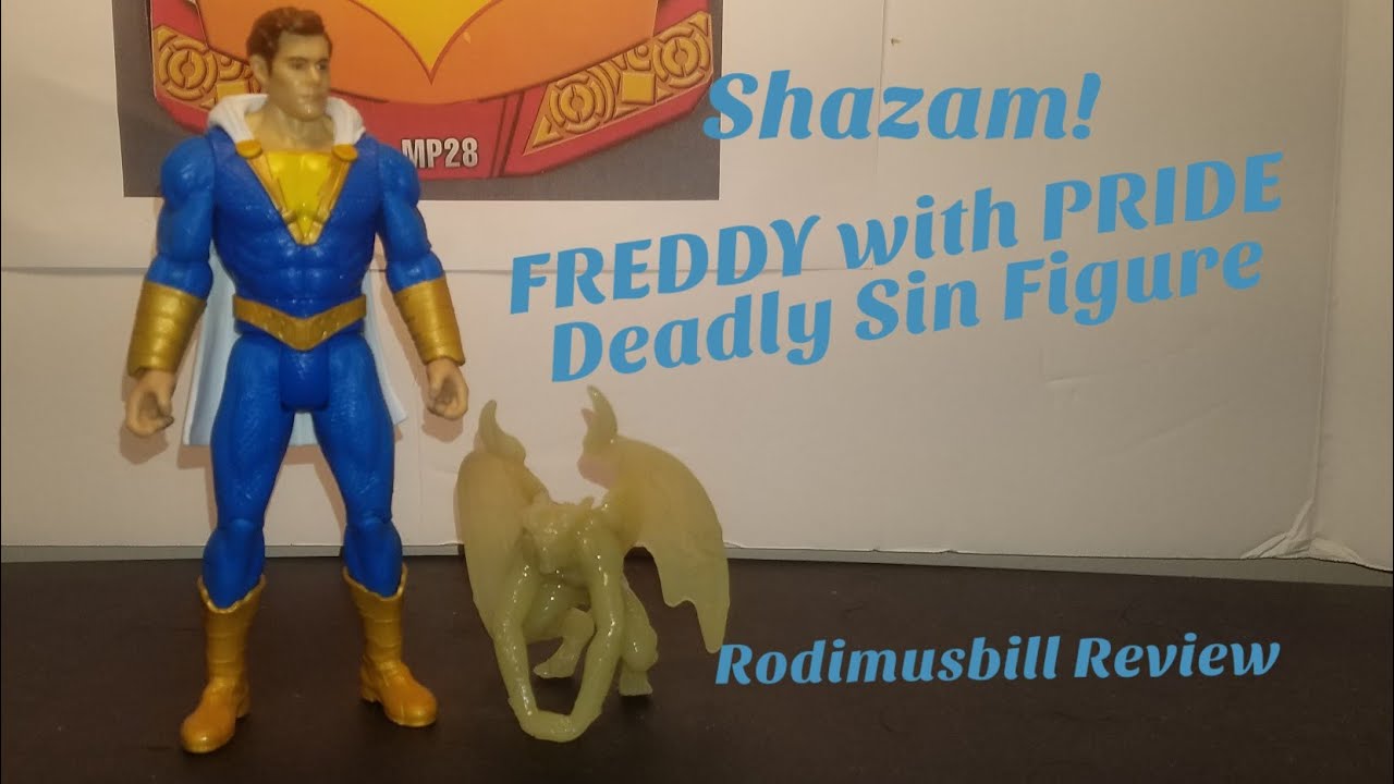 Shazam! FREDDY with PRIDE Deadly Sin Movie Action Figure Review (DC ...
