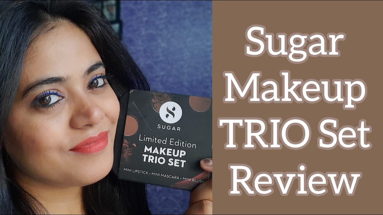 Sugar Makeup TRIO set honest review || Sugar Makeup kit review - YouTube