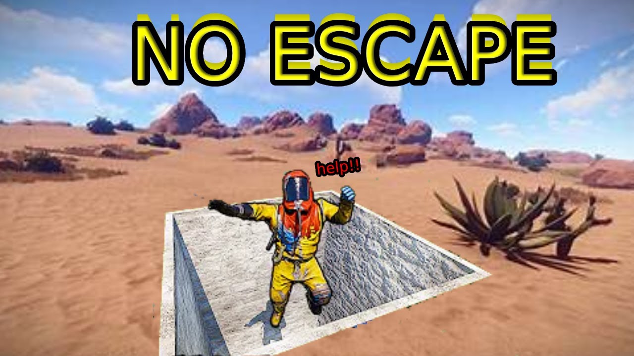 How My Epic Pitfall Trap Base Got Me Raided in Rust - YouTube