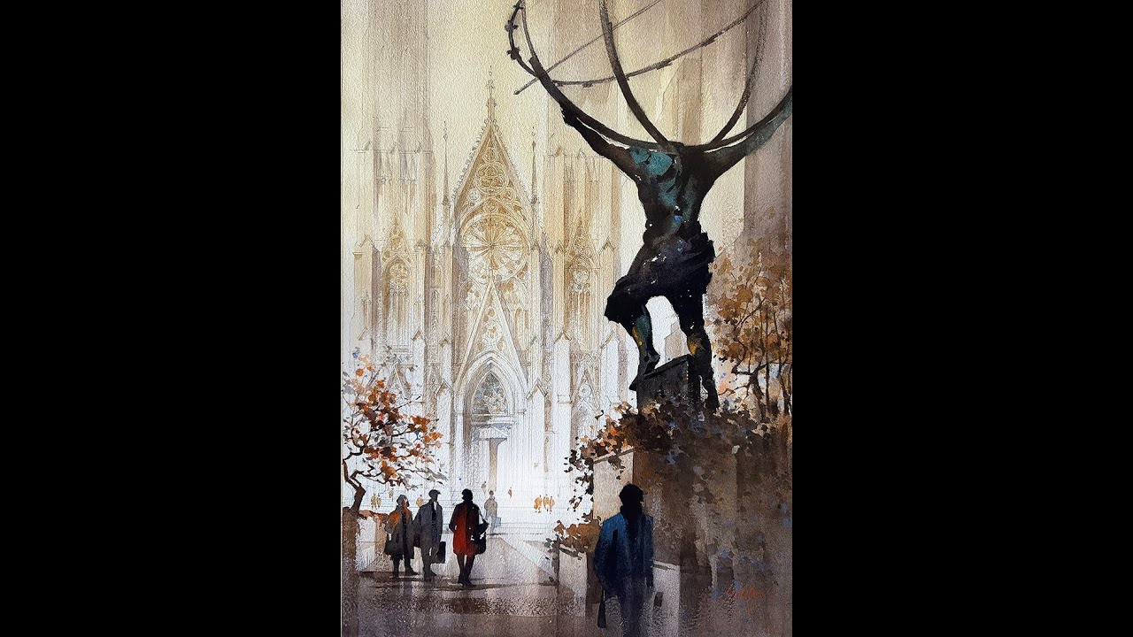 Atlas : Part 2 - Painting Tutorial #art #architecture # ...