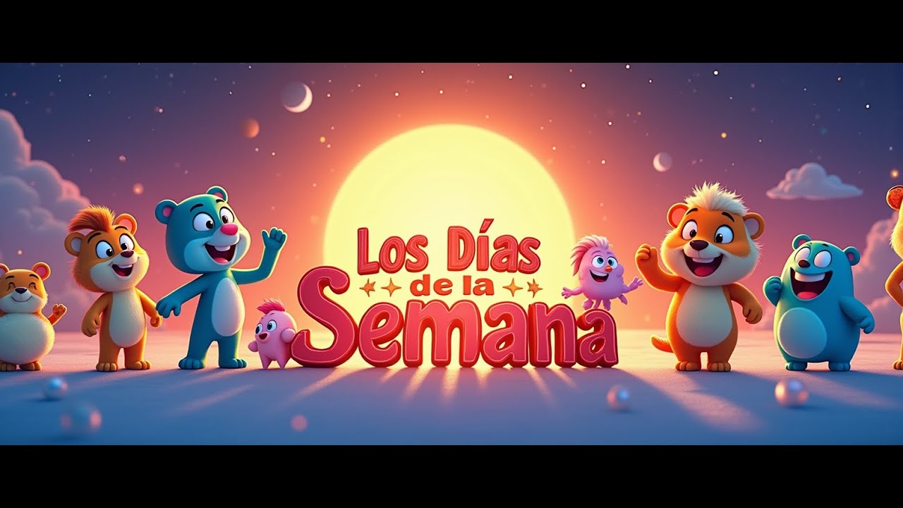 LOS DÍAS DE LA SEMANA con Canción y Diversión! 🌈 | Video Educativo ...