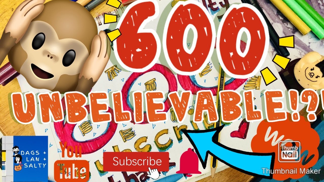 600 Subscribers! Unbelievable! - YouTube