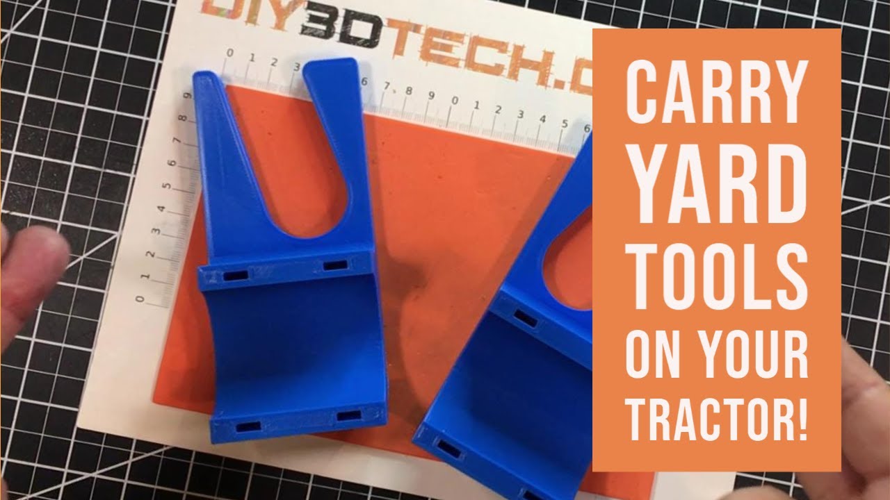 Design Talk - Yard Tool Holders for Your Tractor! - YouTube