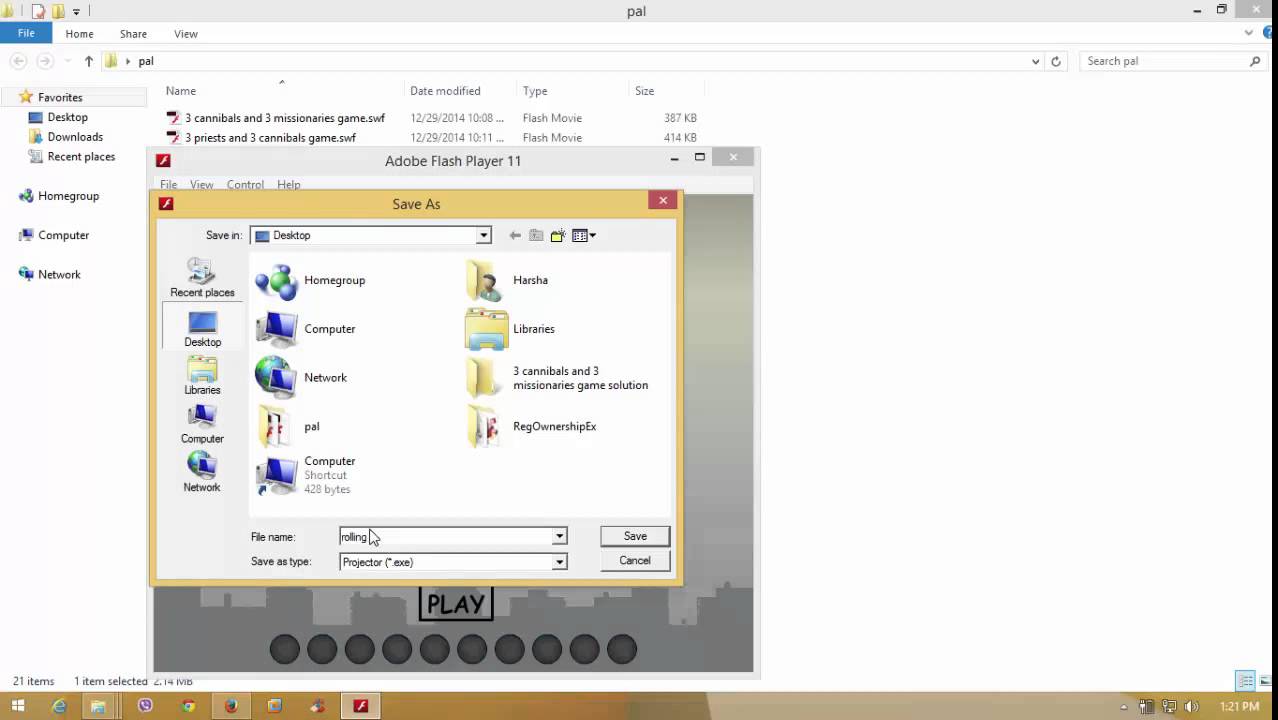 how to convert flash into standalone exe - YouTube