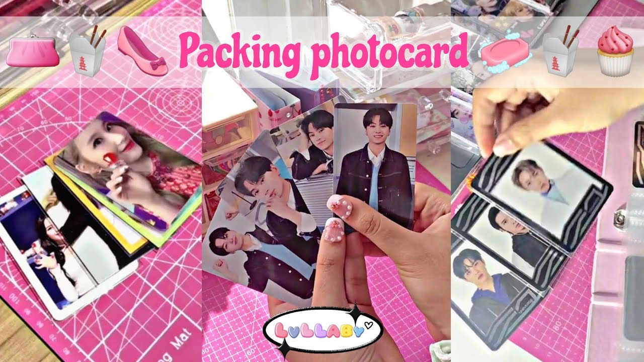 🥿🧼🥡👛~ asmr packing photocard kpop | tiktok compilation || lvllaby♡☁ ッ ...