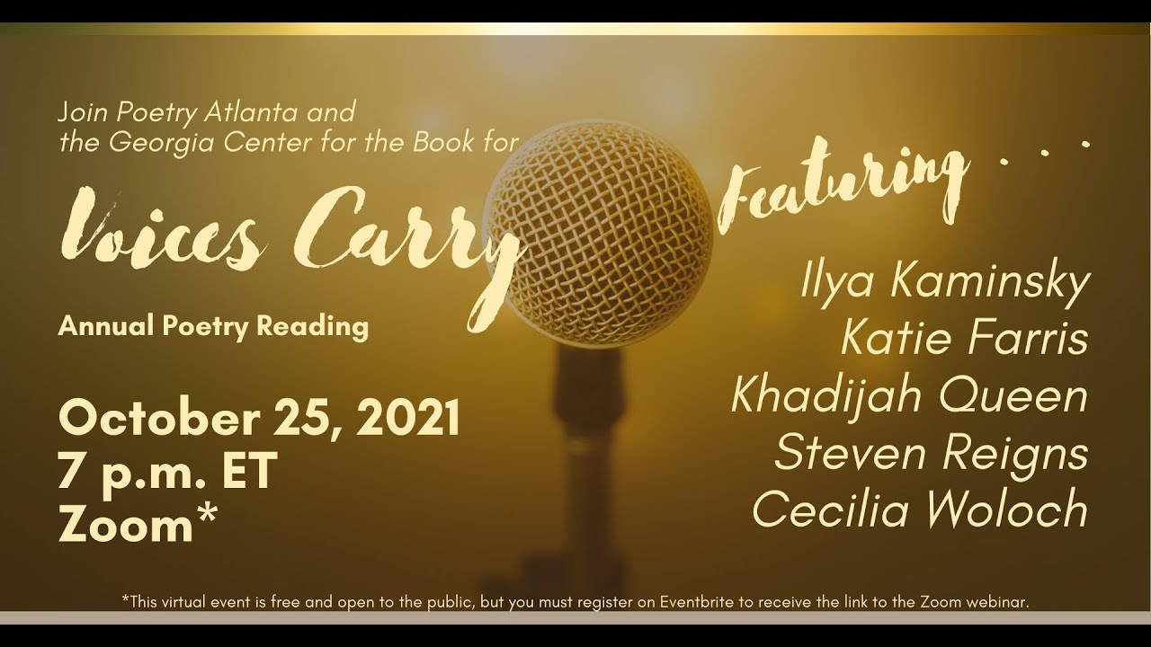 Poetry Atlanta presents Voices Carry 2021 - YouTube