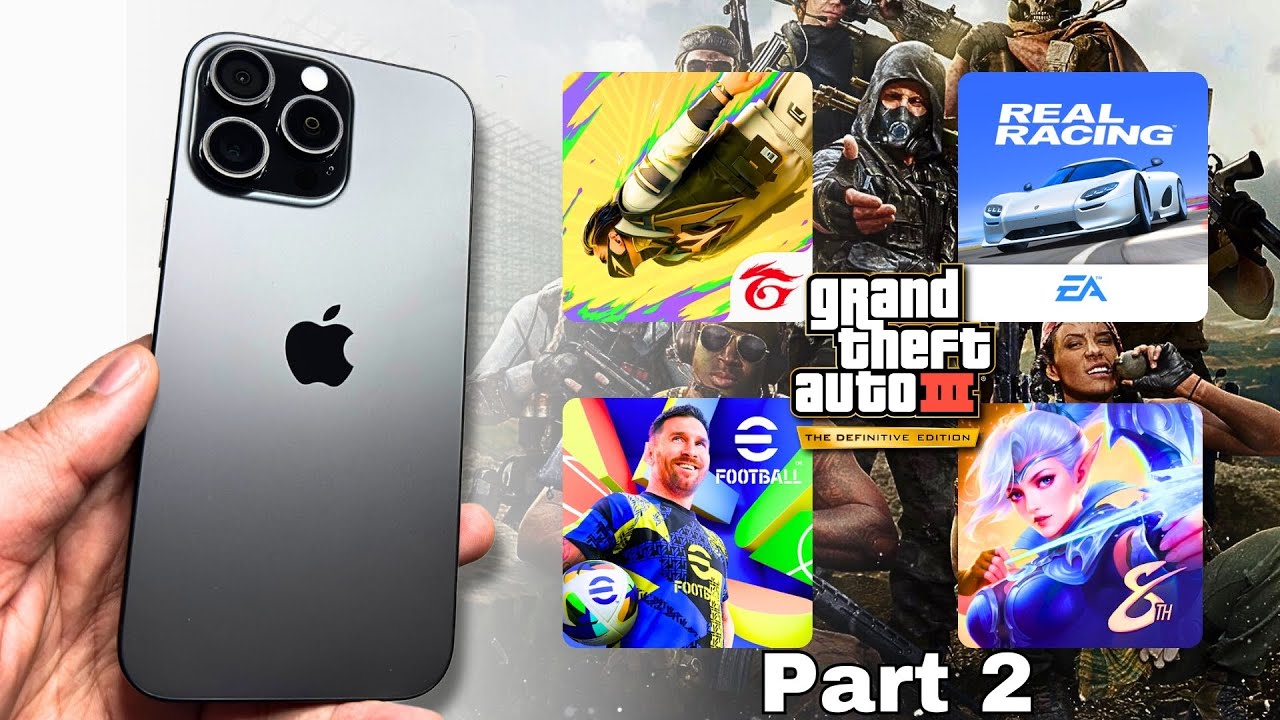 iPhone 16 Pro Max Gaming Test | Mobile Legends, eFootball, Free Fire ...