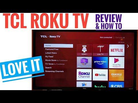 TCL 32" ROKU SMART TV Review & How To Setup Great for College Kids ...