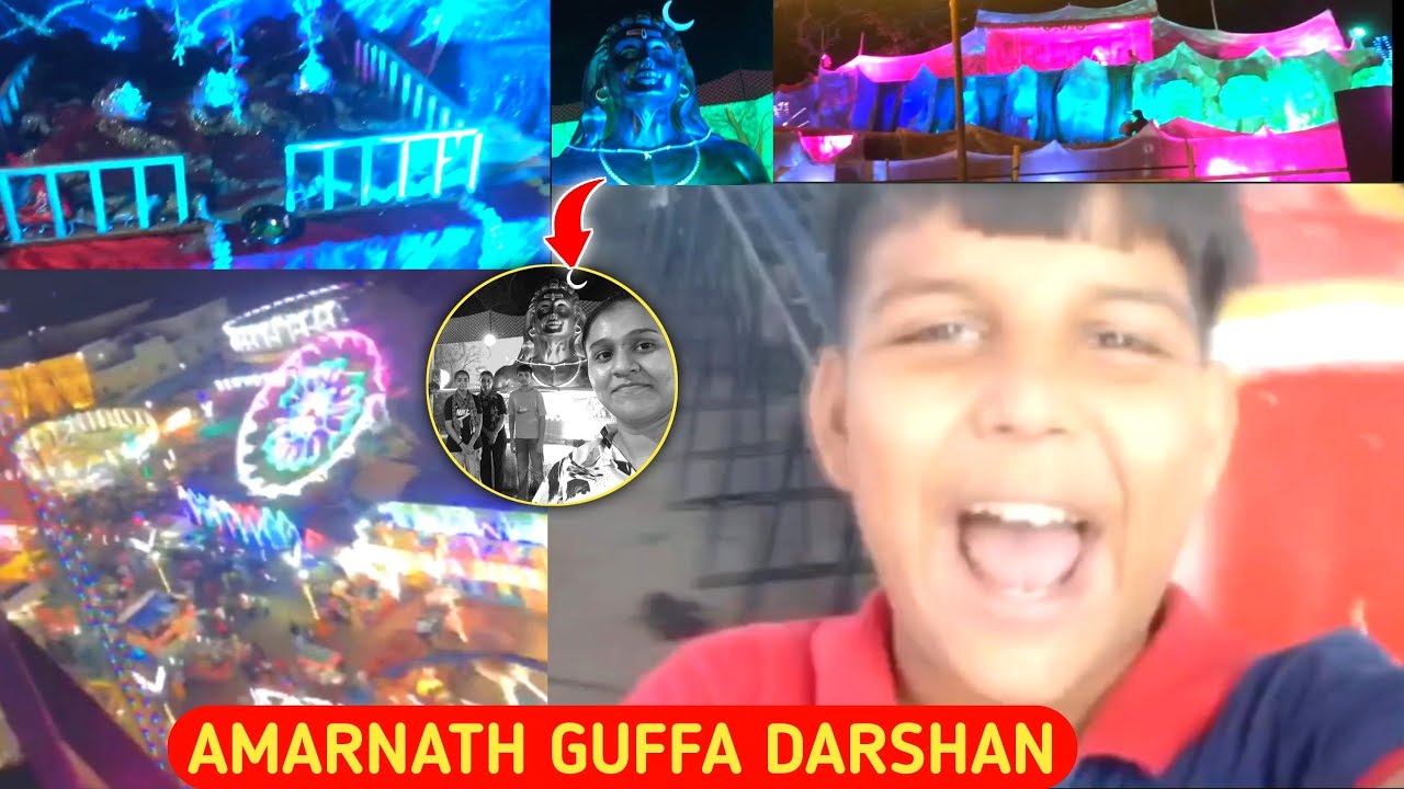 First Time in Ludhiana🔥Amarnath Guffa Darshan | Funky boy #amarnathgufa ...