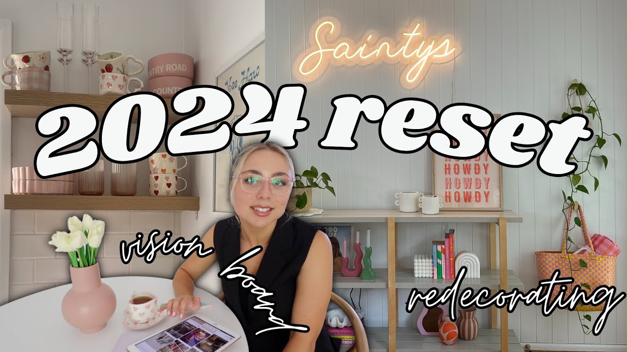 2024 RESET - my house, vision board and goals - YouTube