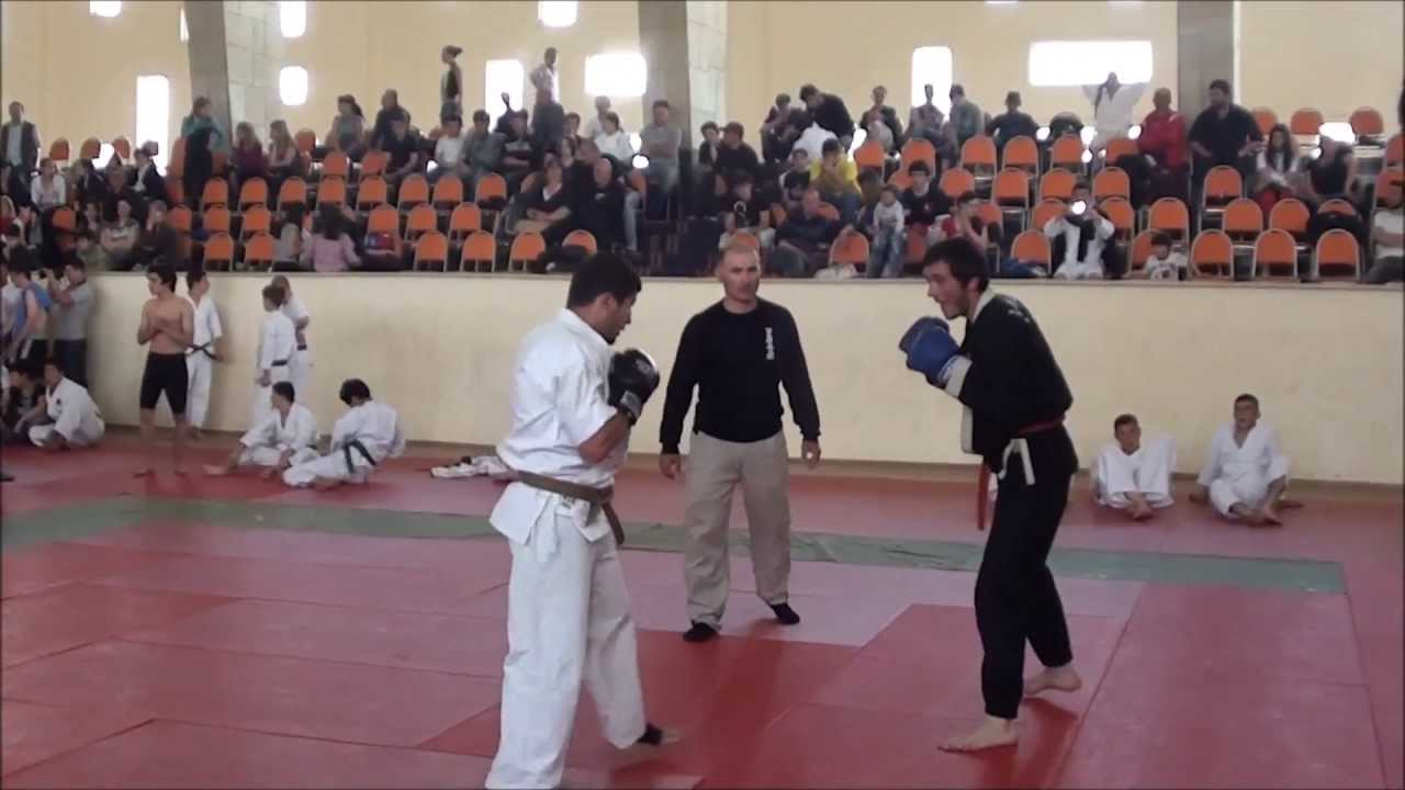 Khridoli fighter Archil Kapanadze(Georgia) against Ashihara Karate ...