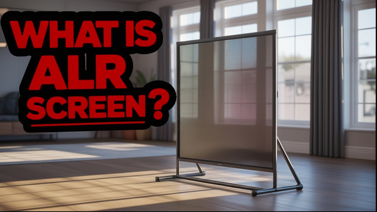 🎬 What Is an ALR Screen? (And Do You Actually Need One?) - YouTube