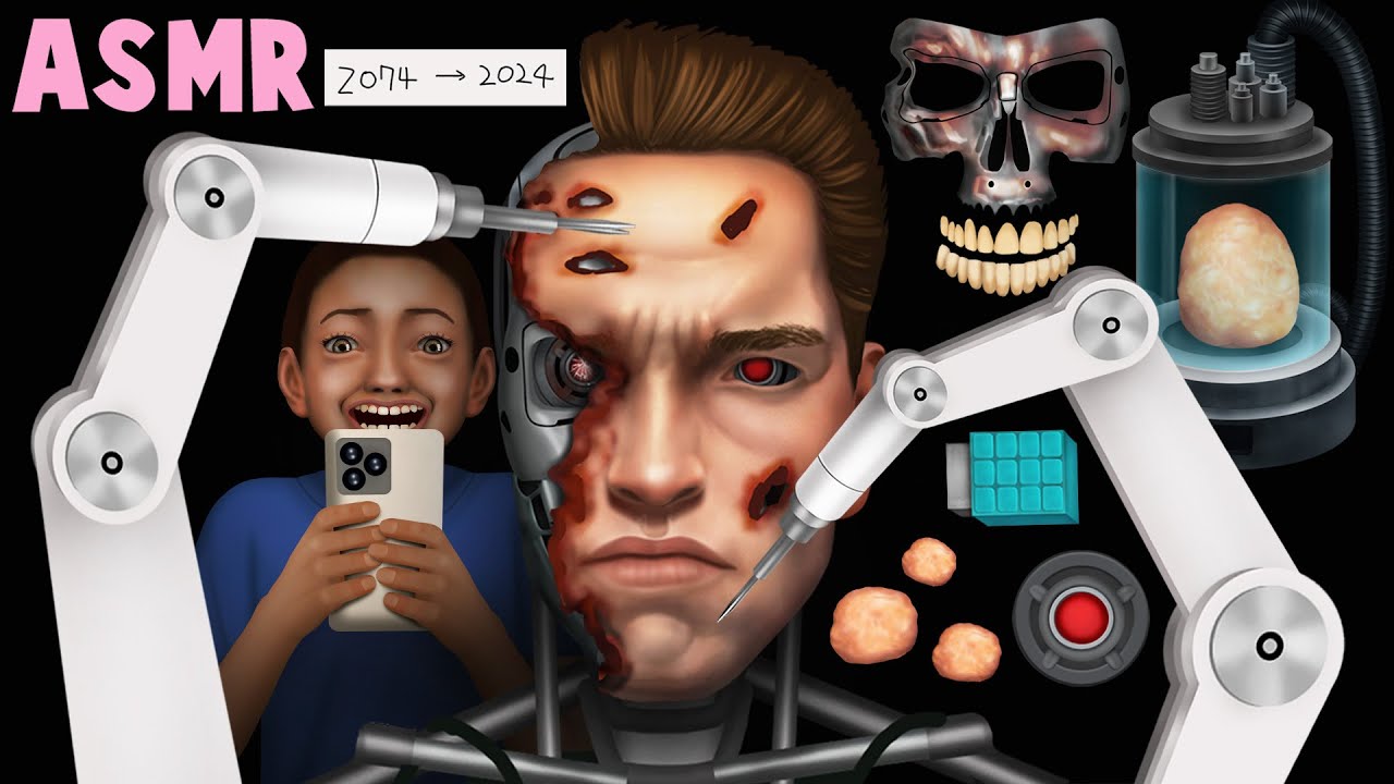 [ASMR|스톱모션] Terminator Repair | Robot Doll | Robot repair | Stop motion ...