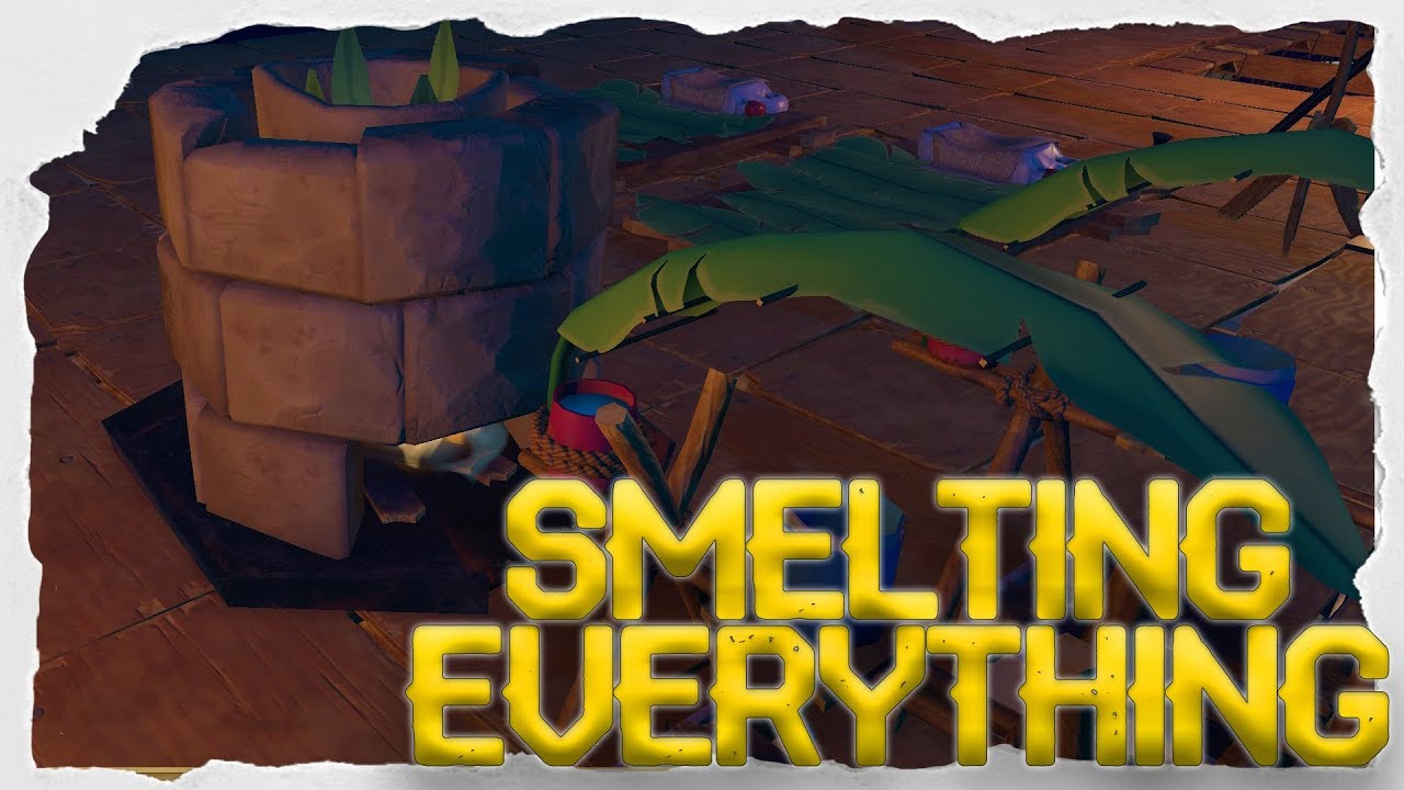 Getting A Smelter Up! Working Efficiently! - Raft Survival Game - Pt. 6 ...