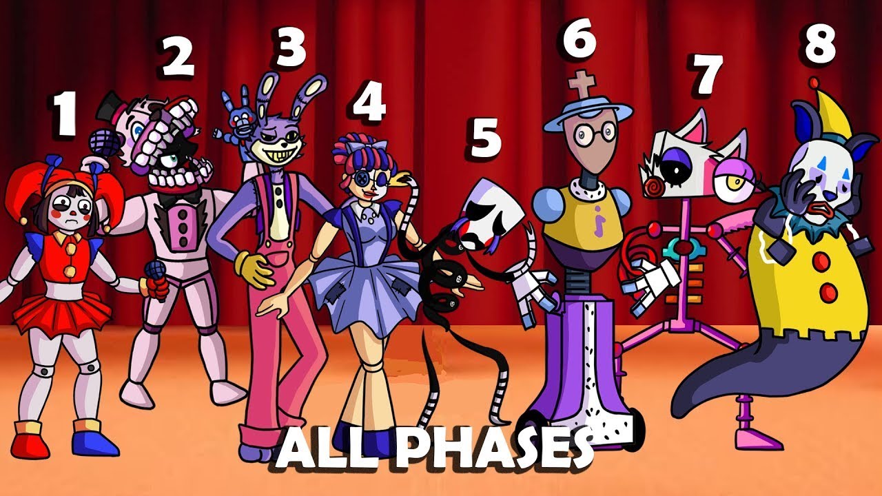 NEW The Amazing Digital Circus But FNAF Digital Circus vs Chibi Digital ...