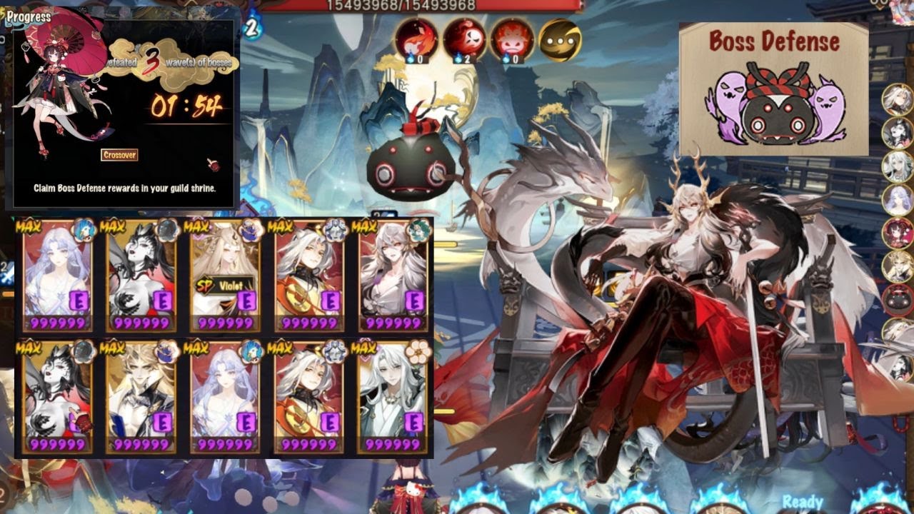 Guild Boss Defense - Two lineups with SP Ebisu & SP Suzuka Gozen - YouTube