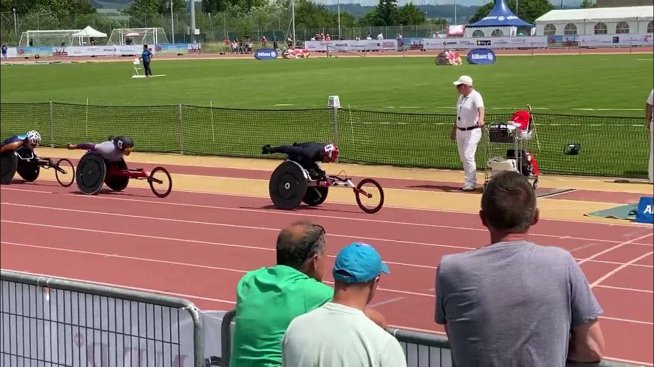 【パラ陸上 2024 スイスGP】T54 men 800m Yassine🇹🇳 Toyota🇯🇵 - YouTube