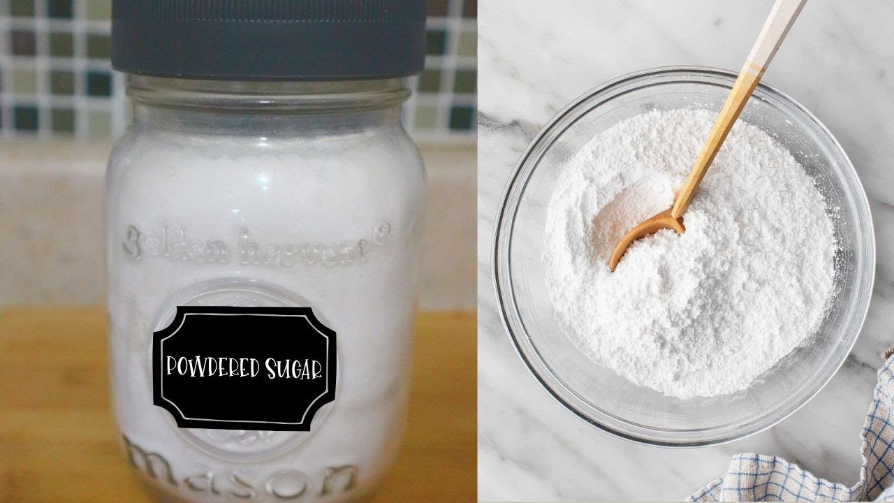 Como Hacer Azucar Glas con 2 Ingredientes, Sandra en Casa - YouTube