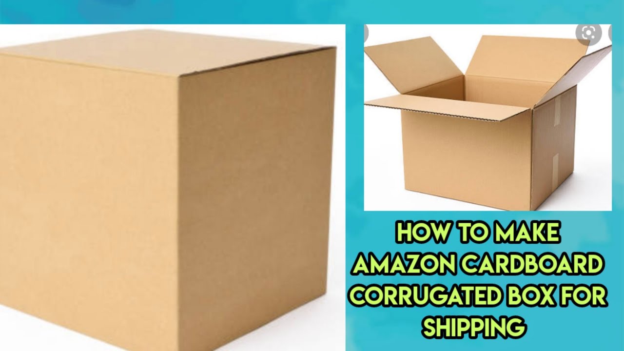 how to make Amazon Cardboard corrugated box for shipping#online # ...