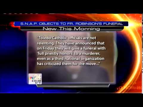 Father Gerald Robinson to receive private, full funeral - YouTube