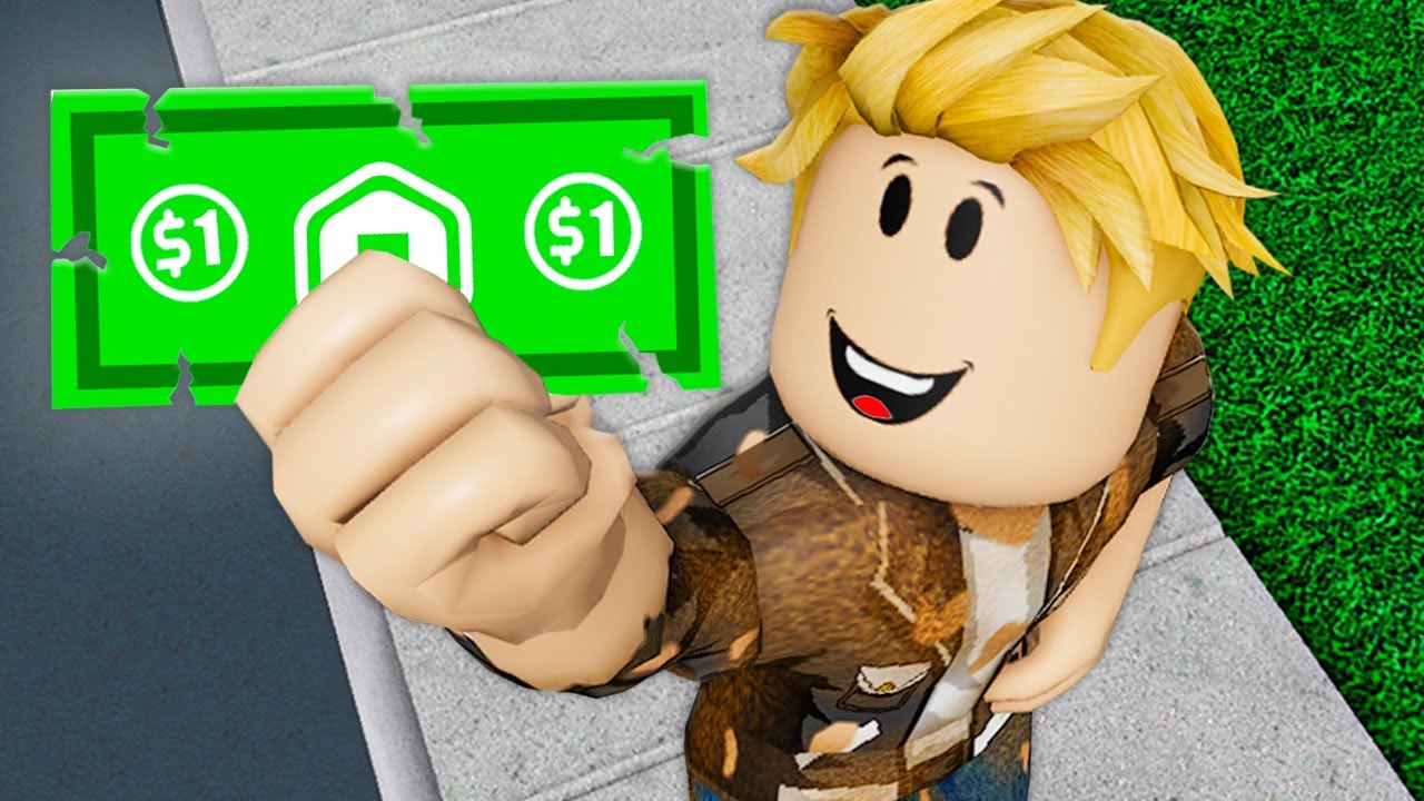 A Dollar Turned Him Into A Millionaire: A Roblox Movie - YouTube