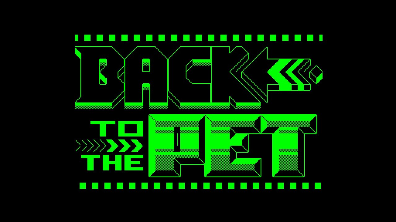 BACK TO THE PET - a demo for Commodore PET - YouTube