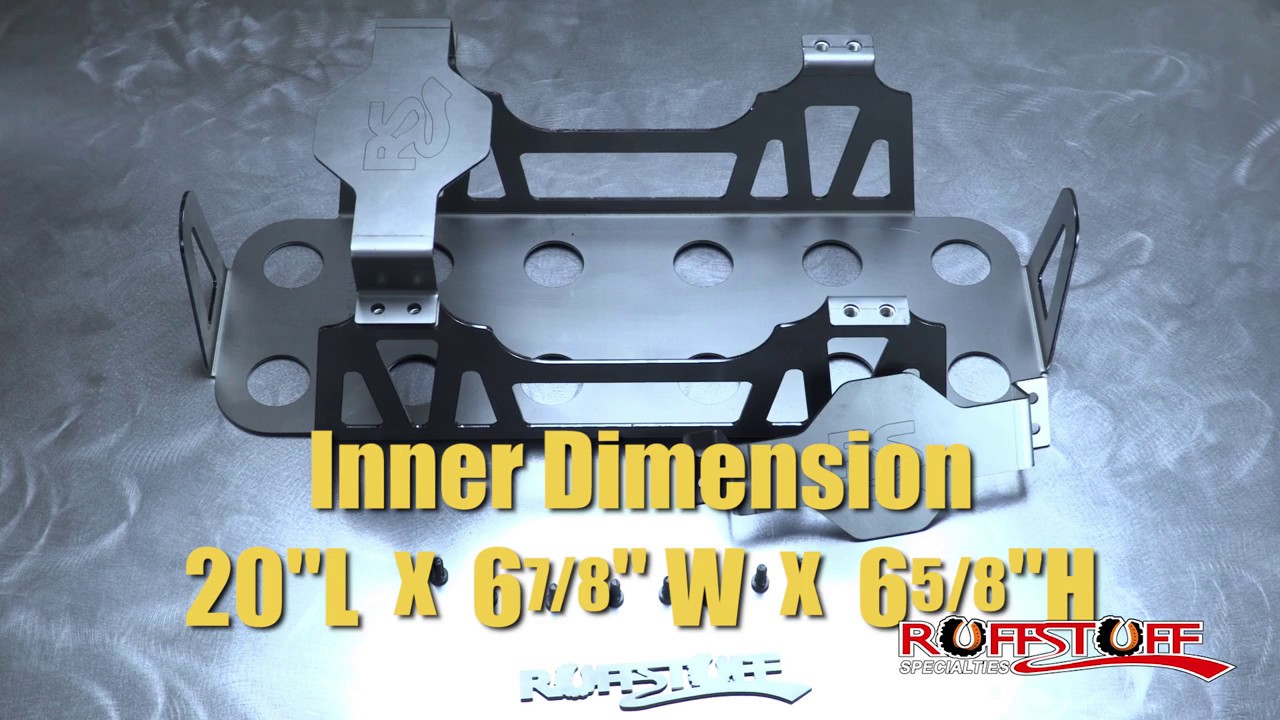 Optima dual battery box - lengthwise - YouTube