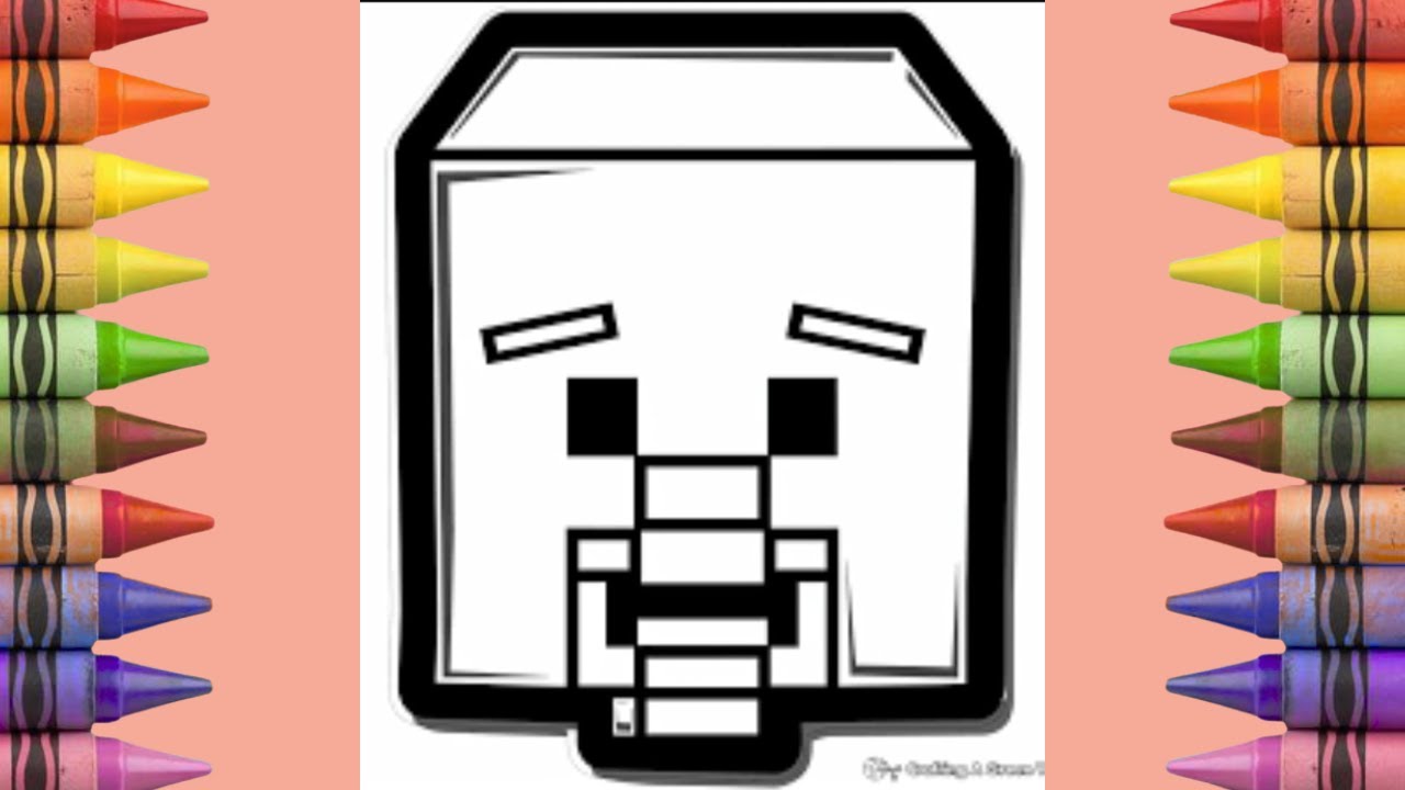 How to Color Minecraft Ghast | Easy Coloring Tutorial | Happy Coloring ...